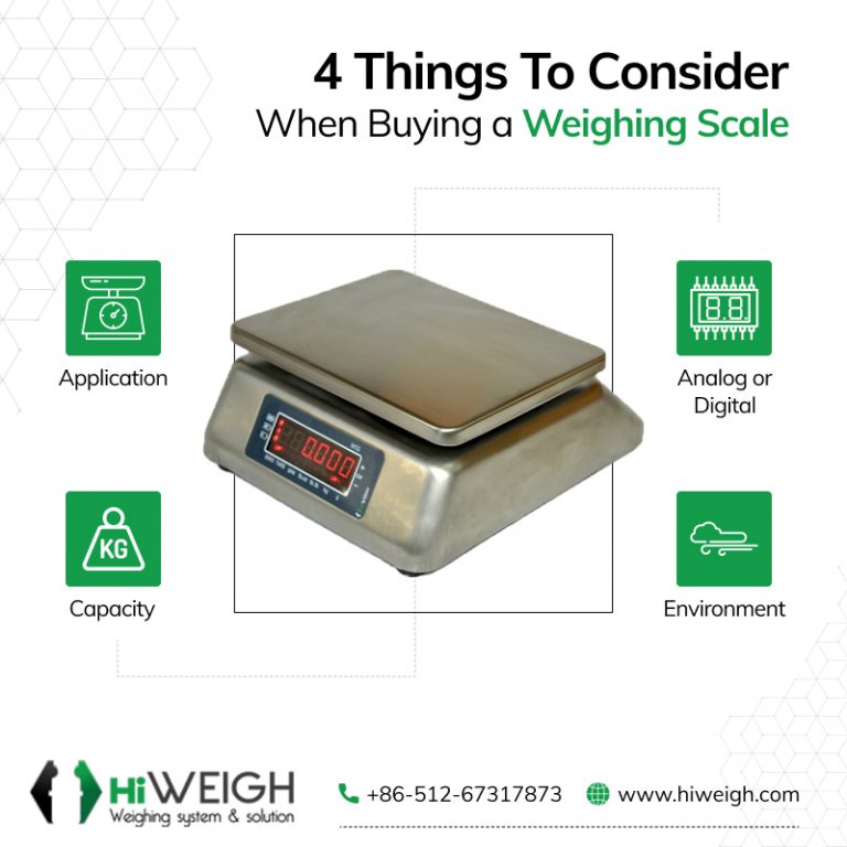 4 Key Factors to Consider When Buying a Weighing Scale - HIWEIGH
